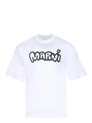 Marni Logo Tee Lily - White