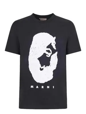 Marni Short Sleeve Tee - Black