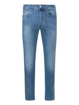 Incotex Button Jeans - Blue