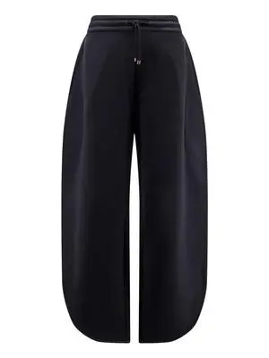 Alaïa Petal Joggers Cotton Trousers - Black