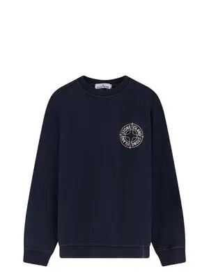 Stone Island Cotton Sweatshirt - Blue