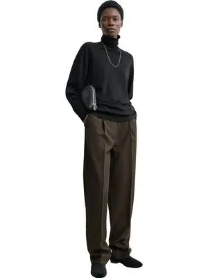 TOTEME Pleated Trousers - Pepper