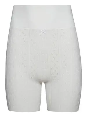 JW Anderson Pointelle Knitted Shorts - Off White