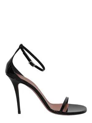 Amina Muaddi Barbara Sandal - Black