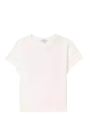AGOLDE Adine Shrunken Tee - Neutrals