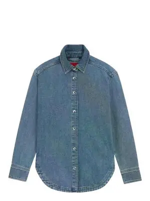 Hugo Button-down Long-sleeve Shirt - Blue
