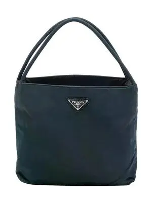 Prada 2000-2012 Tessuto Tote Bag - Green