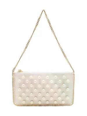 Stella McCartney Falabella Embellished Clutch - Neutrals