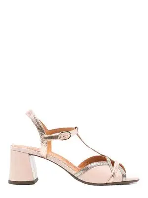 Chie Mihara Ryejo T-strap Block-heel Sandals - Pink