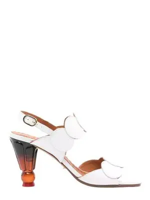Chie Mihara Urana Buckle Sandals - White
