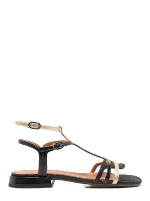 Chie Mihara Tylala T-strap Buckled Sandals - Black