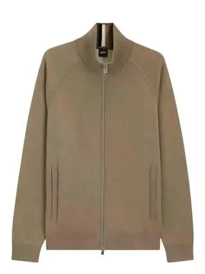 BOSS Zip-up Cardigan - Neutrals