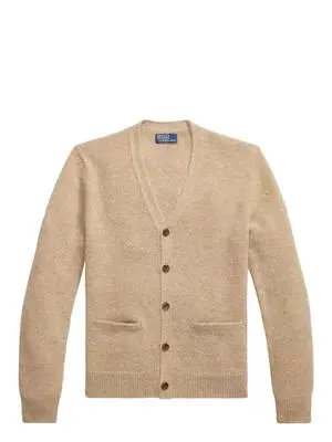 Polo Ralph Lauren Elbow-patch Cardigan - Neutrals