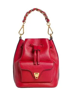 COCCINELLE Small Beat Generation Bucket Bag - Red