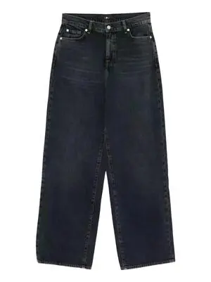 7 For All Mankind Slouchy Jeans - Black