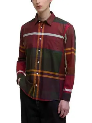 Barbour Tartan Checked Shirt - Red