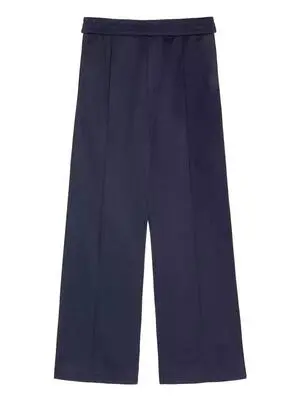 Valentino Garavani Vlogo-patch Side-bands Track Pants - Blue