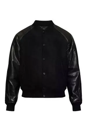 Givenchy Paneled Bomber Jacket - Black