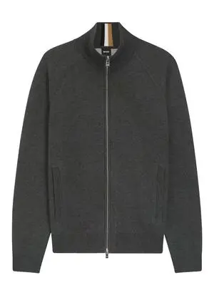 BOSS Zip Cardigan - Grey