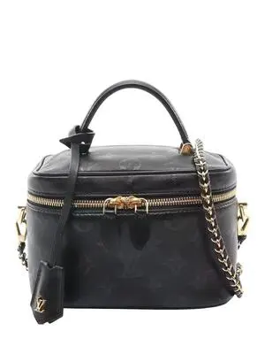 LOUIS VUITTON 2020 Monogram Ink Vanity Pm Satchel - Black