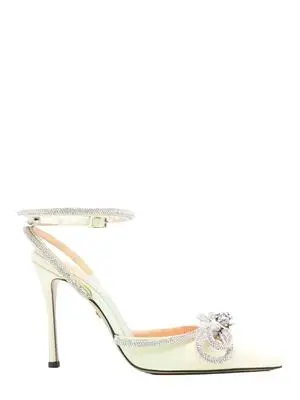 MACH & MACH Bow Ankle-Strap Pumps