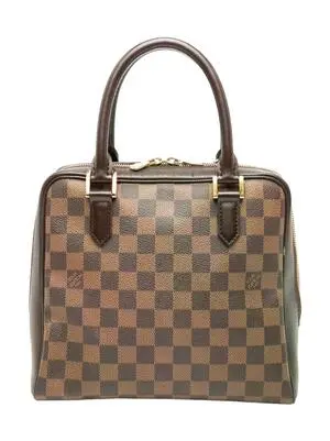 LOUIS VUITTON 2000 Damier Ebene Brera Handbag - Brown