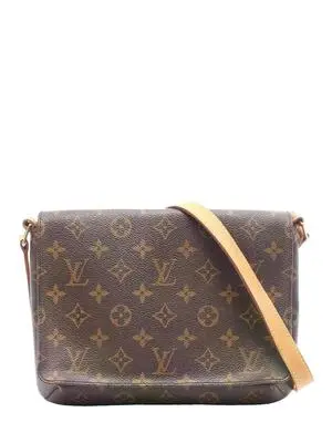 LOUIS VUITTON 2003 Monogram Musette Tango - Brown