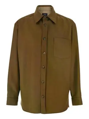 A.p.c. Malaury Shirt Jacket - Brown