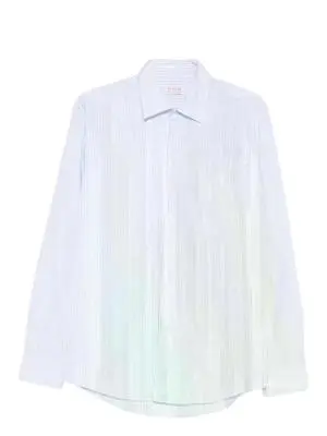 FURSAC Striped-pattern Cotton Shirt - White