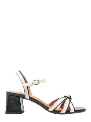 Chie Mihara Knot-strapped Heeled Sandals - Neutrals