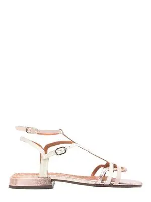Chie Mihara Strappy Buckled Flat Sandals - Pink