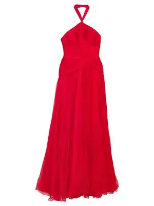 IRIS SERBAN Lola Maxi Dress - Red