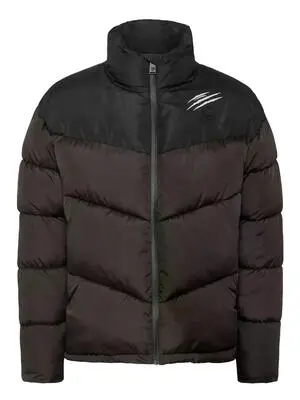 PLEIN SPORT Claw-print Quilted Jacket - Brown