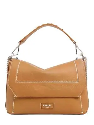 LANCEL Ninon Soft Flap Crossbody Bag - Brown