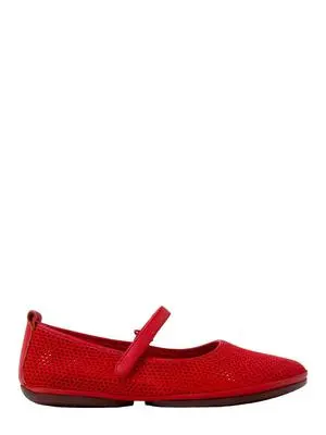 Camper Right Nina Strappy Ballet Flats - Red