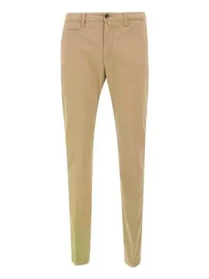 BRIGLIA 1949 Trousers With Welt Pockets And Belt Loops - Neutrals