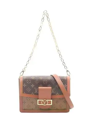 LOUIS VUITTON 2020 Louis Vuitton Monogram Reverse Dauphine Satchel