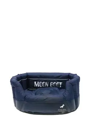 Moon Boot X Poldo Dog Couture Logo-print Dog Bed - Blue
