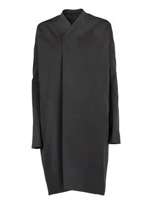 Rick Owens Runway Long Coat - Black