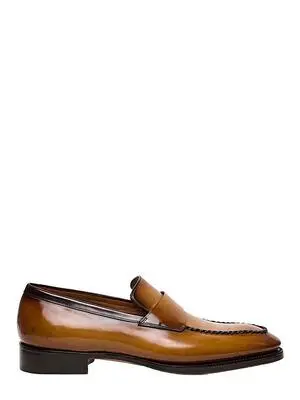 Santoni Pierce Loafers - Light Brown