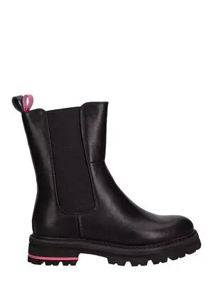 Patrizia Pepe Lug-sole Zip Boots - Black