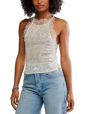 Free People Sequin Cami - Icicle Combo
