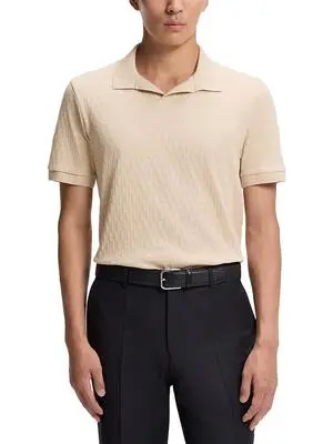 BOSS L Parson Polo Shirt - Open Beige