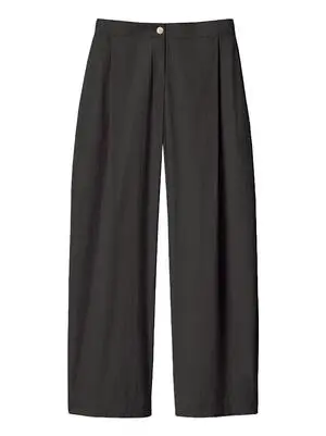 Lafayette 148 New York Pleated Front Pants - Black