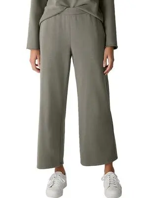 Eileen Fisher Wide Ankle Pants - Bay Leaf