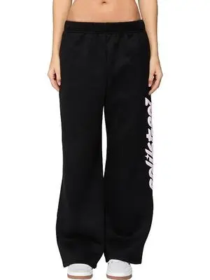 EDIKTED Star Sweatpants - Black