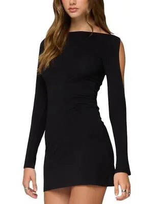 EDIKTED Billy Cutout Mini Dress - Black