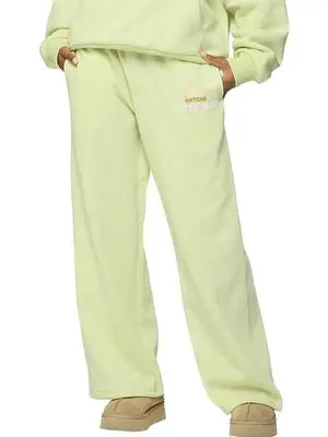 EDIKTED Straight Leg Sweatpants - Green