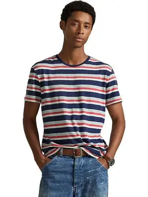 Polo Ralph Lauren Striped Jersey Tee - Navy Multi