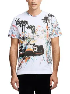 Robert Graham Final Lap Short Sleeve Graphic T-shirt - Multi